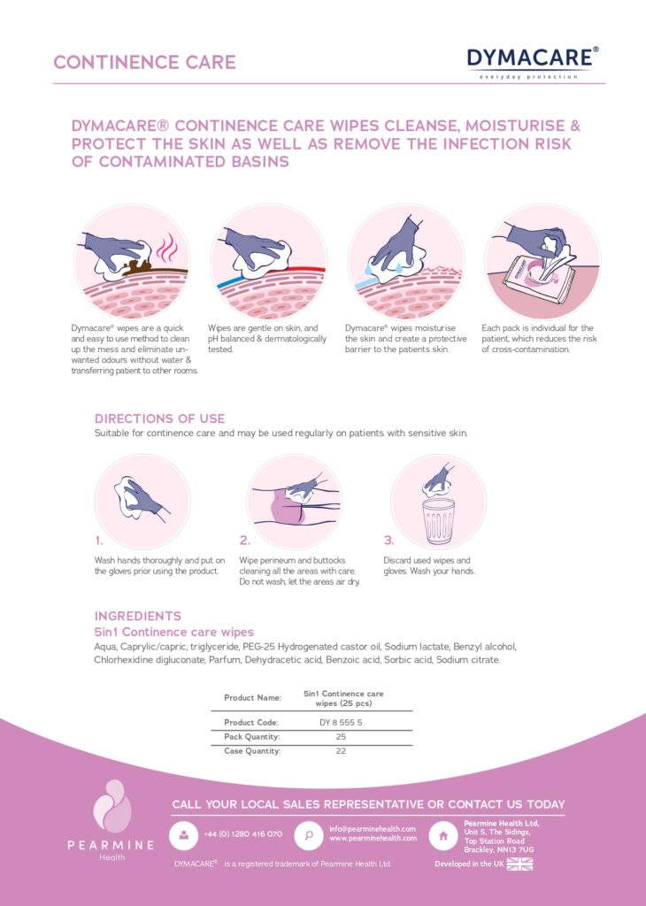 Continence Care Wipes - Alpha MedTech Limited