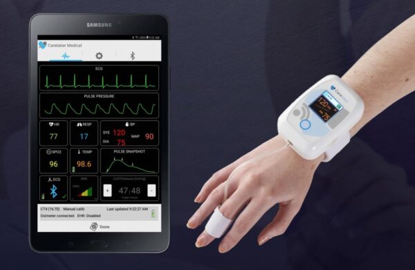 Caretaker® Wireless Continuous Blood Pressure & Vital Signs Monitor ...